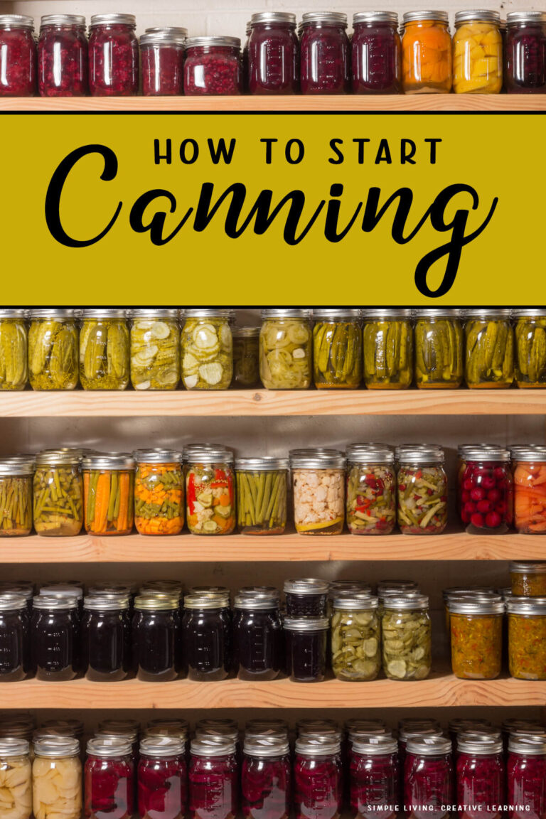 How to Start Canning your own Food - Simple Living. Creative Learning