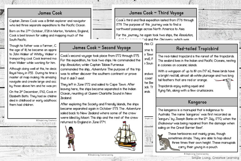 James Cook Study - Simple Living. Creative Learning