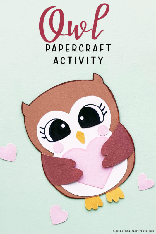 Owl Paper Craft Activity - Simple Living. Creative Learning