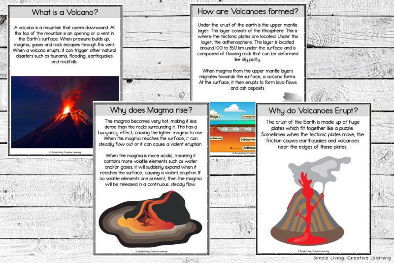 Volcano Unit - Simple Living. Creative Learning