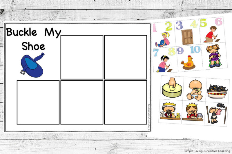 Nursery Rhyme Sorting Mats {3} - Simple Living. Creative Learning
