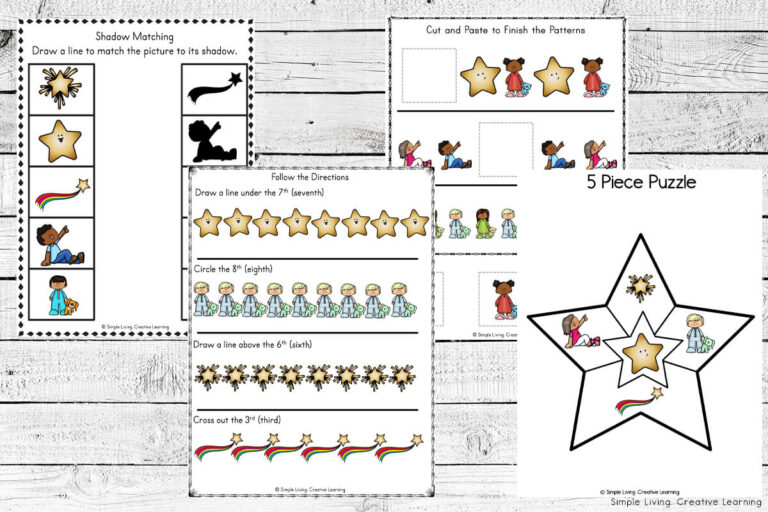 Star Light, Star Bright Printables - Simple Living. Creative Learning