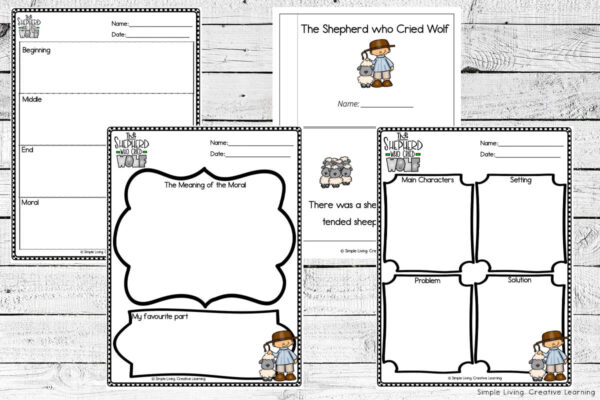 Aesop's Fables Printables: The Shepherd Who Cried Wolf Printables ...