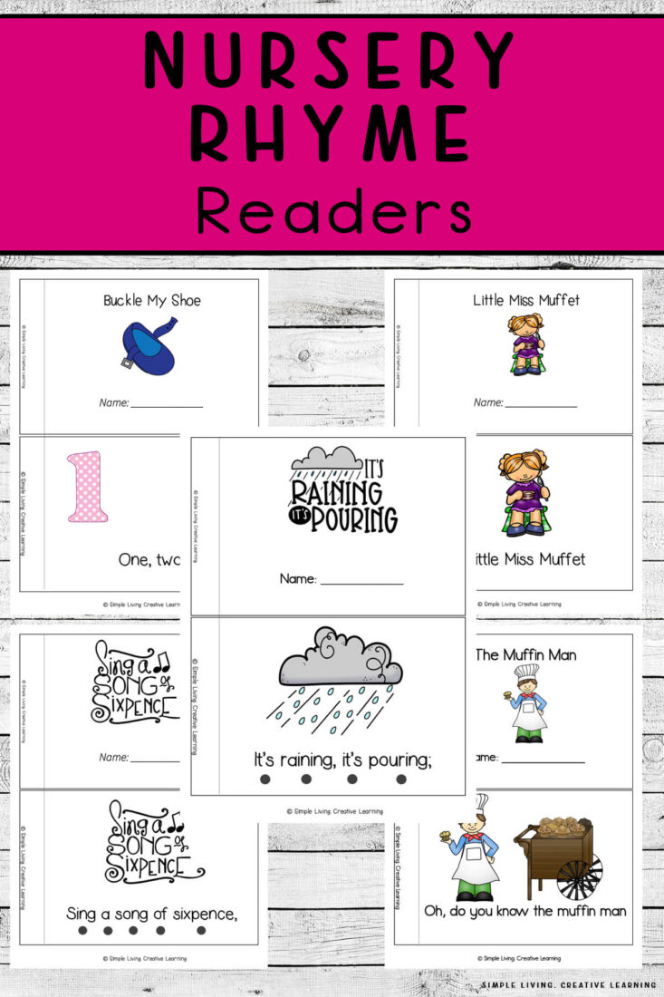 Nursery Rhyme Easy Read Books {3rd} - Simple Living. Creative Learning