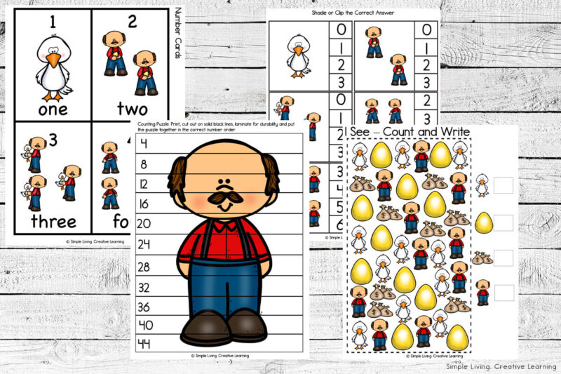 Aesop’s Fables Printables: The Goose Who Laid Golden Eggs Printables ...