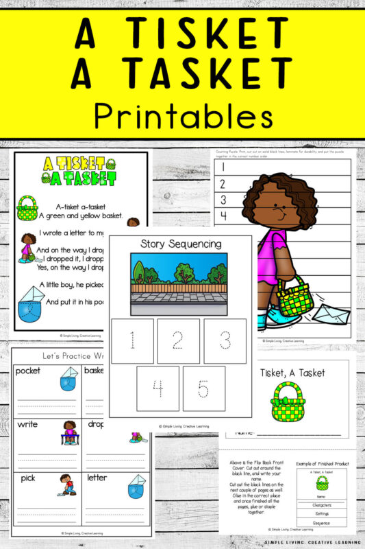 A-Tisket, A-Tasket Printables - Simple Living. Creative Learning