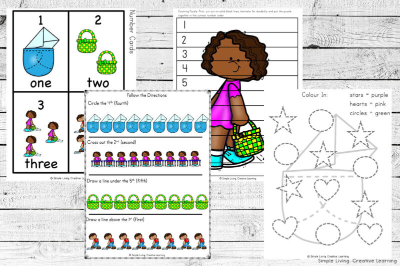 A-Tisket, A-Tasket Printables - Simple Living. Creative Learning