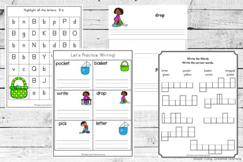 A-Tisket, A-Tasket Printables - Simple Living. Creative Learning