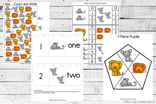 Aesop’s Fables Printables: The Lion and The Mouse - Simple Living ...