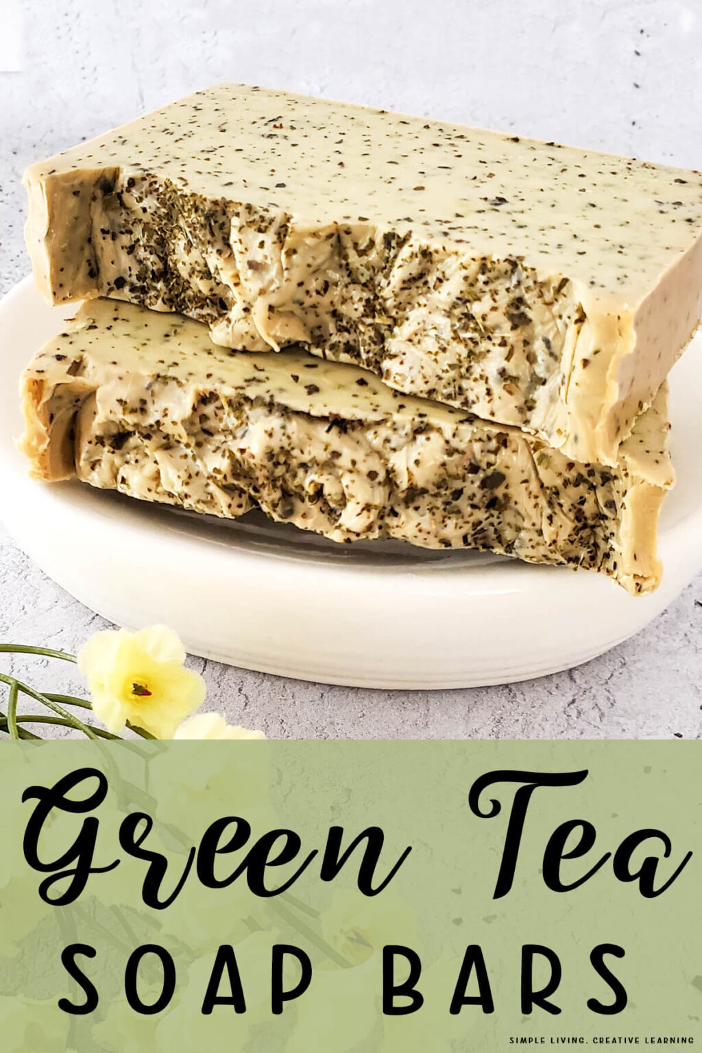 Green Tea Soap Bars - Simple Living. Creative Learning