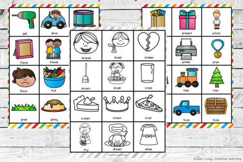 R Blends Bingo - Simple Living. Creative Learning