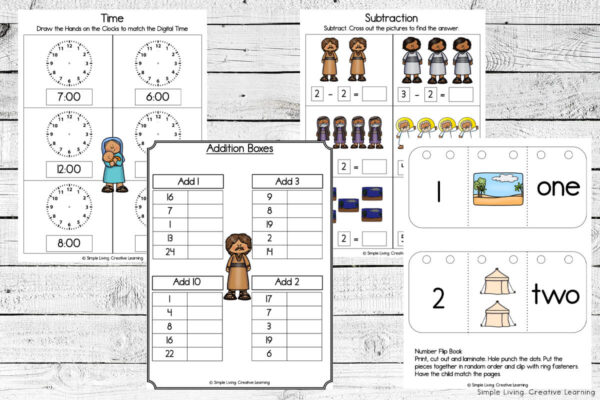 Abraham and Sarah Printables - Simple Living. Creative Learning