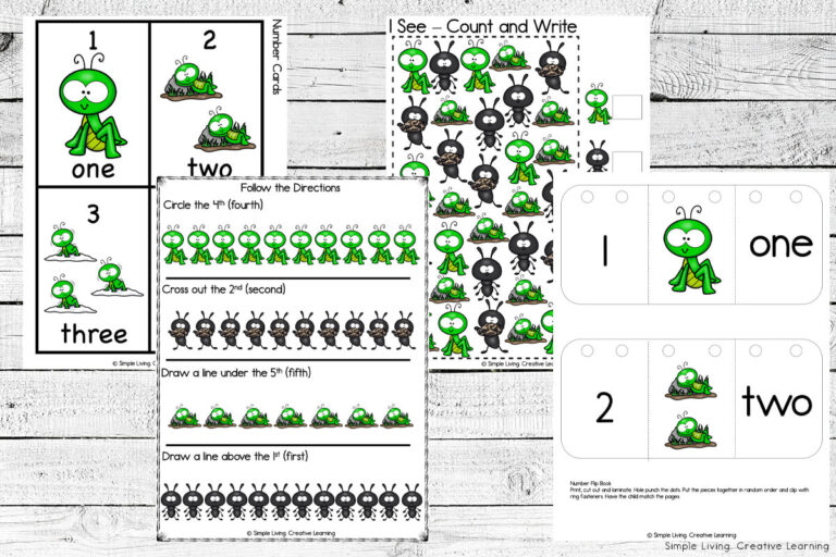 Aesop's Fables: The Ant and the Grasshopper Printables - Simple Living ...