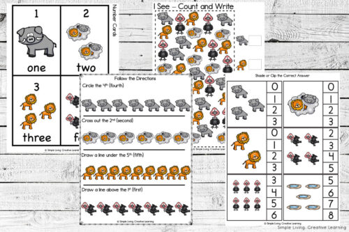 Aesop's Fables: The Lion and the Boar Printables - Simple Living ...