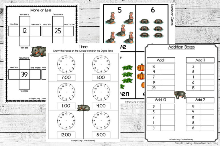 Hippo Life Cycle Printables - Simple Living. Creative Learning