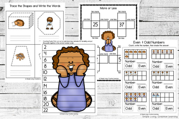 Jesus Heals Blind Man Printables - Simple Living. Creative Learning