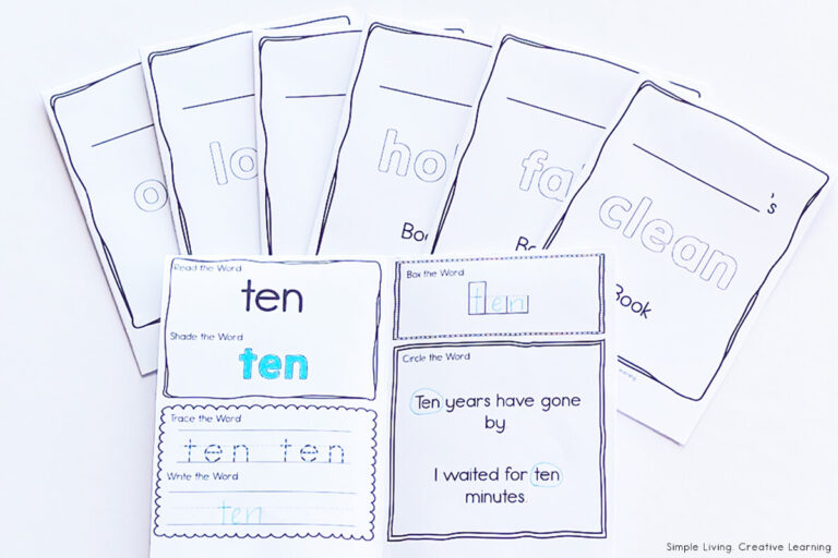 Third Grade Sight Words Books - Simple Living. Creative Learning