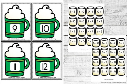 Marshmallow Addition and Subtraction Activity - Simple Living. Creative ...