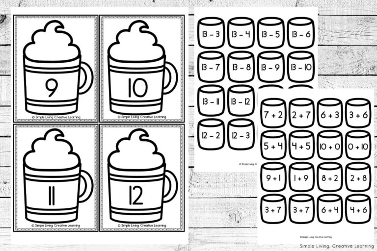 Marshmallow Addition and Subtraction Activity - Simple Living. Creative ...