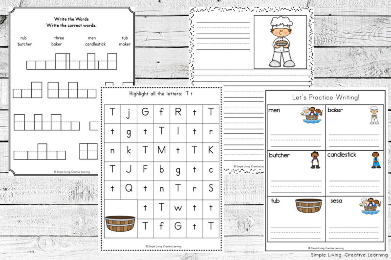 Rub a Dub Dub Printables - Simple Living. Creative Learning