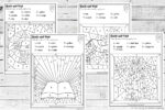 Bible Colour By Code Worksheets - Simple Living. Creative Learning