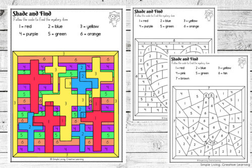 Bible Colour By Code Worksheets - Simple Living. Creative Learning