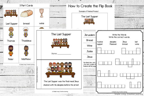 The Last Supper Printables - Simple Living. Creative Learning