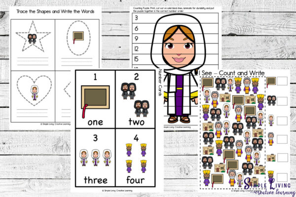 Rahab and the Spies Printables - Simple Living. Creative Learning