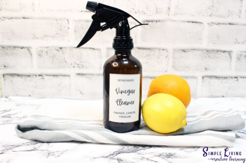 Homemade Citrus Vinegar Cleaning Spray - Simple Living. Creative Learning