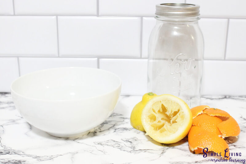 Homemade Citrus Vinegar Cleaning Spray - Simple Living. Creative Learning