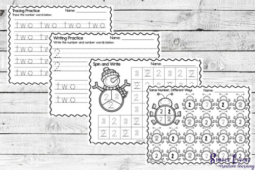 Number 2 Printables - Simple Living. Creative Learning