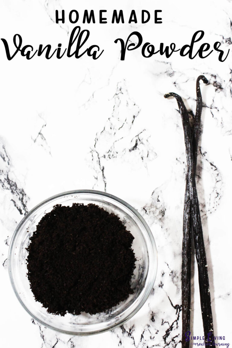 How to Make Vanilla Powder - Simple Living. Creative Learning