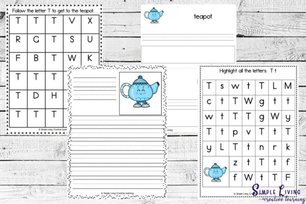 I'm a Little Teapot Printables - Simple Living. Creative Learning