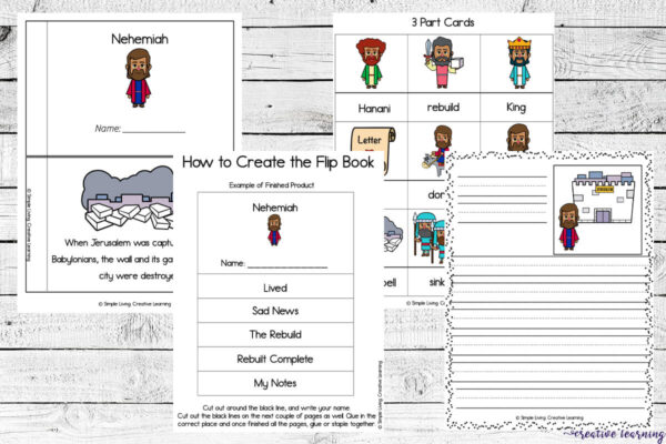 Nehemiah Printables - Simple Living. Creative Learning
