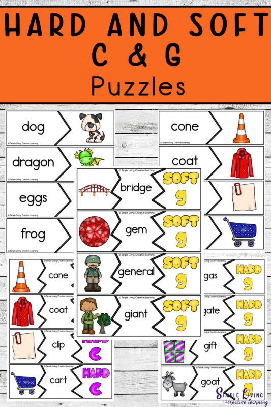 Hard and Soft C & G Puzzles - Simple Living. Creative Learning