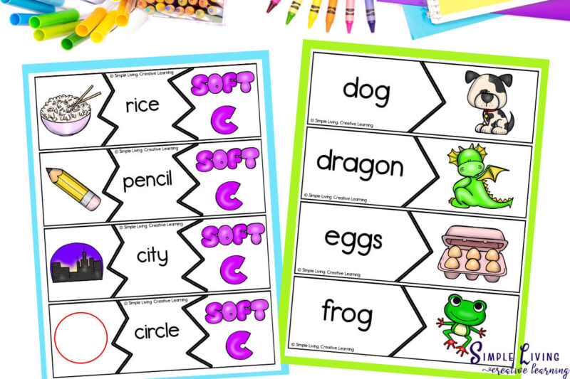 Hard and Soft C & G Puzzles - Simple Living. Creative Learning