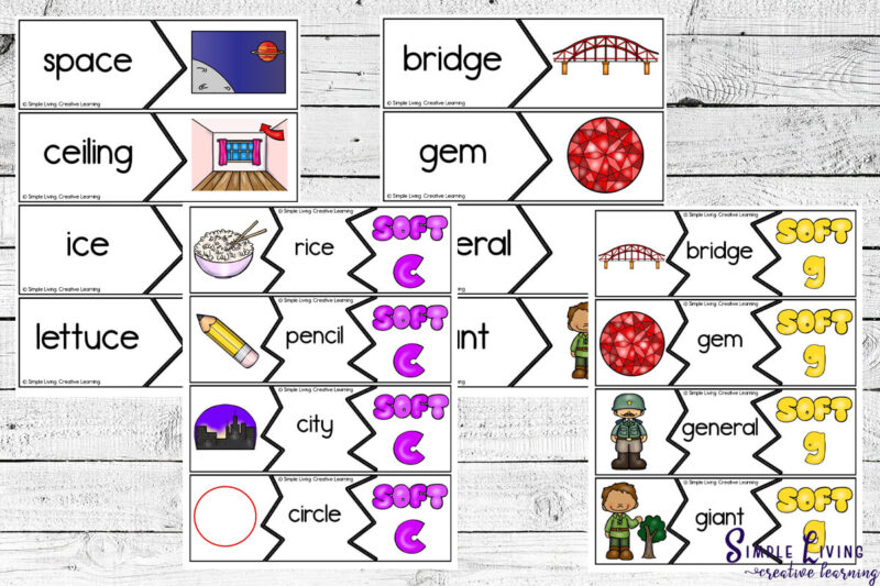Hard and Soft C & G Puzzles - Simple Living. Creative Learning