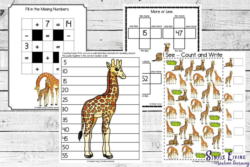 Giraffe Life Cycle Printables - Simple Living. Creative Learning