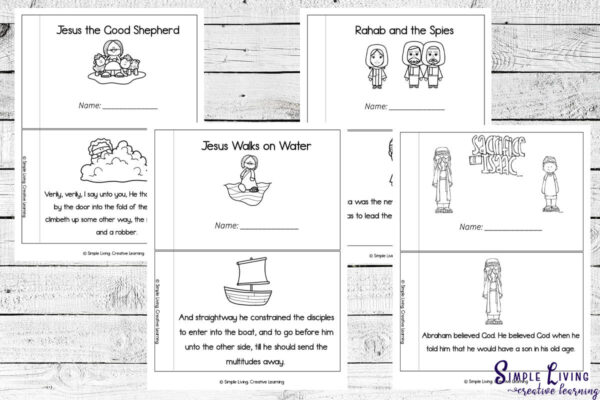 Bible Story Readers {4} - Simple Living. Creative Learning