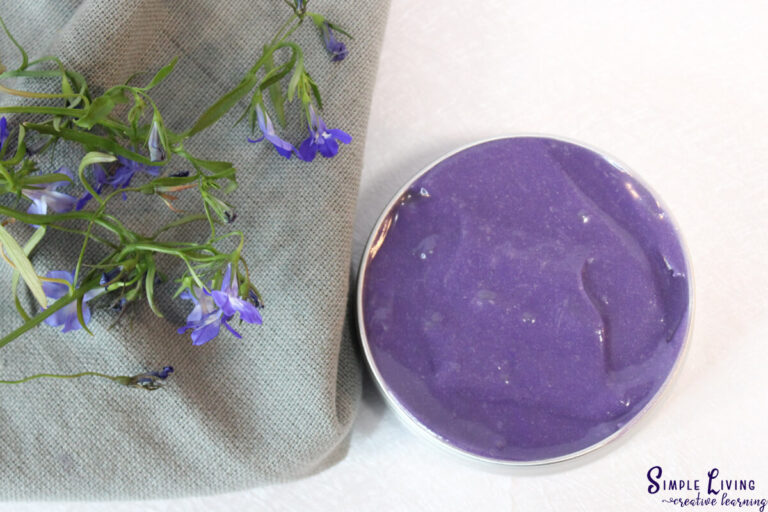 Violet Leaf Salve Simple Living Creative Learning