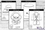 Winter Dot-to-Dot Printables - Simple Living. Creative Learning