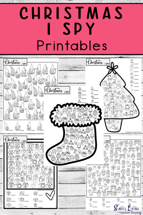 Christmas I Spy Printables - Simple Living. Creative Learning
