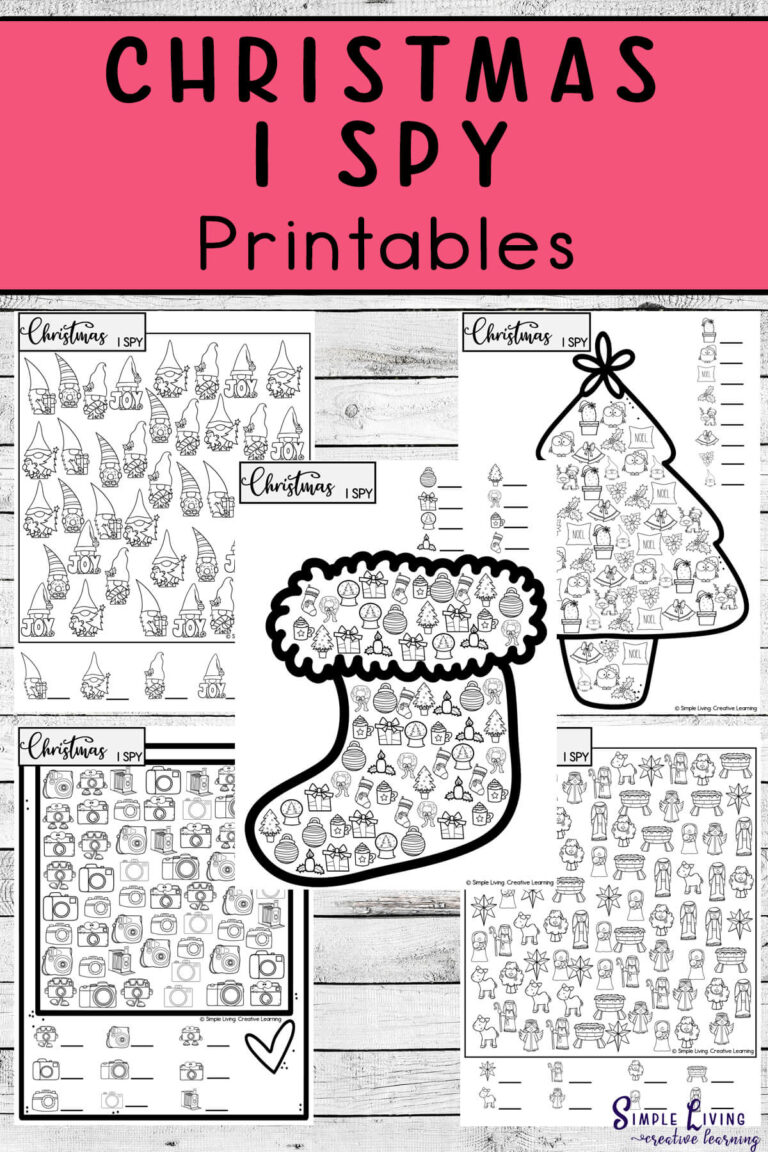 Christmas I Spy Printables - Simple Living. Creative Learning