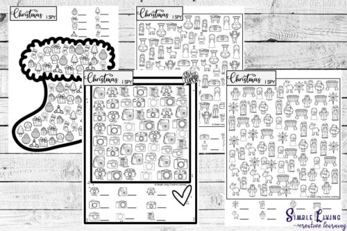 Christmas I Spy Printables - Simple Living. Creative Learning