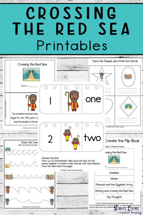 Crossing the Red Sea Printables - Simple Living. Creative Learning