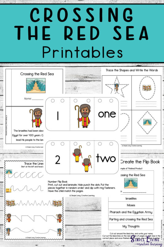 Crossing the Red Sea Printables - Simple Living. Creative Learning