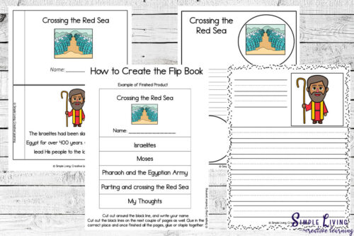 Crossing the Red Sea Printables - Simple Living. Creative Learning