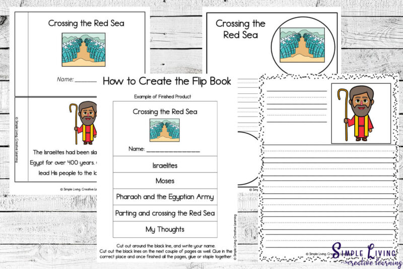 Crossing the Red Sea Printables - Simple Living. Creative Learning