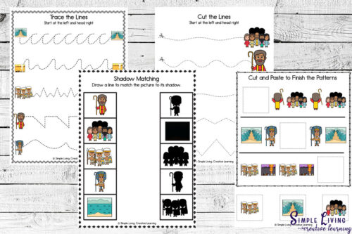 Crossing the Red Sea Printables - Simple Living. Creative Learning