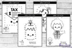 Letter X Dot-to-Dot Printables - Simple Living. Creative Learning